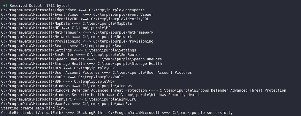Bind Link – EDR Tampering – Purple Team